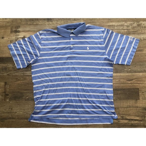 Polo Ralph Lauren | Shirts | Polo Ralph Lauren Golf Mens Large Blue ...